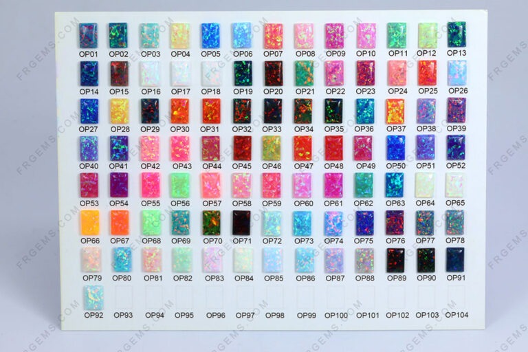 SYNTHETIC OPAL COLOR CHART