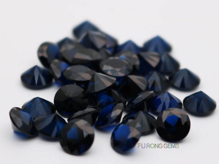 Lab Created Blue Sapphire 33# 34# 35# Synthetic blue Sapphire Gemstones ...