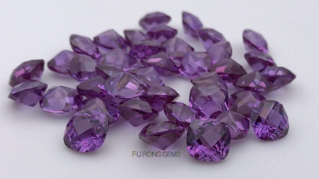 Lab Created Alexandrite Synthetic Alexandrite Color change Corundum ...