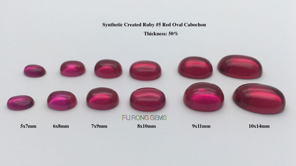 Lab Created Synthetic Ruby Red 5# Corundum Gemstones China Suppliers ...