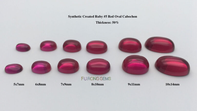 Lab Created Synthetic Ruby Red 5# Corundum Gemstones China Suppliers ...