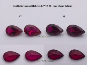 Lab Created Synthetic Ruby Red 5# Corundum Gemstones China Suppliers ...