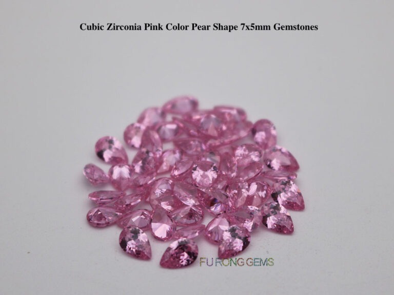 Cubic zirconia Pink Color Loose CZ Stones China Wuzhou Supplier and ...