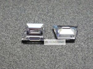 Trapezoid Princess brilliant cut and Emerald Step cut Trapezoid Cubic ...