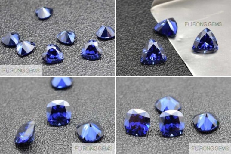 Cubic Zirconia Tanzanite blue Color CZ Loose gemstones China Wholesale and Supplier