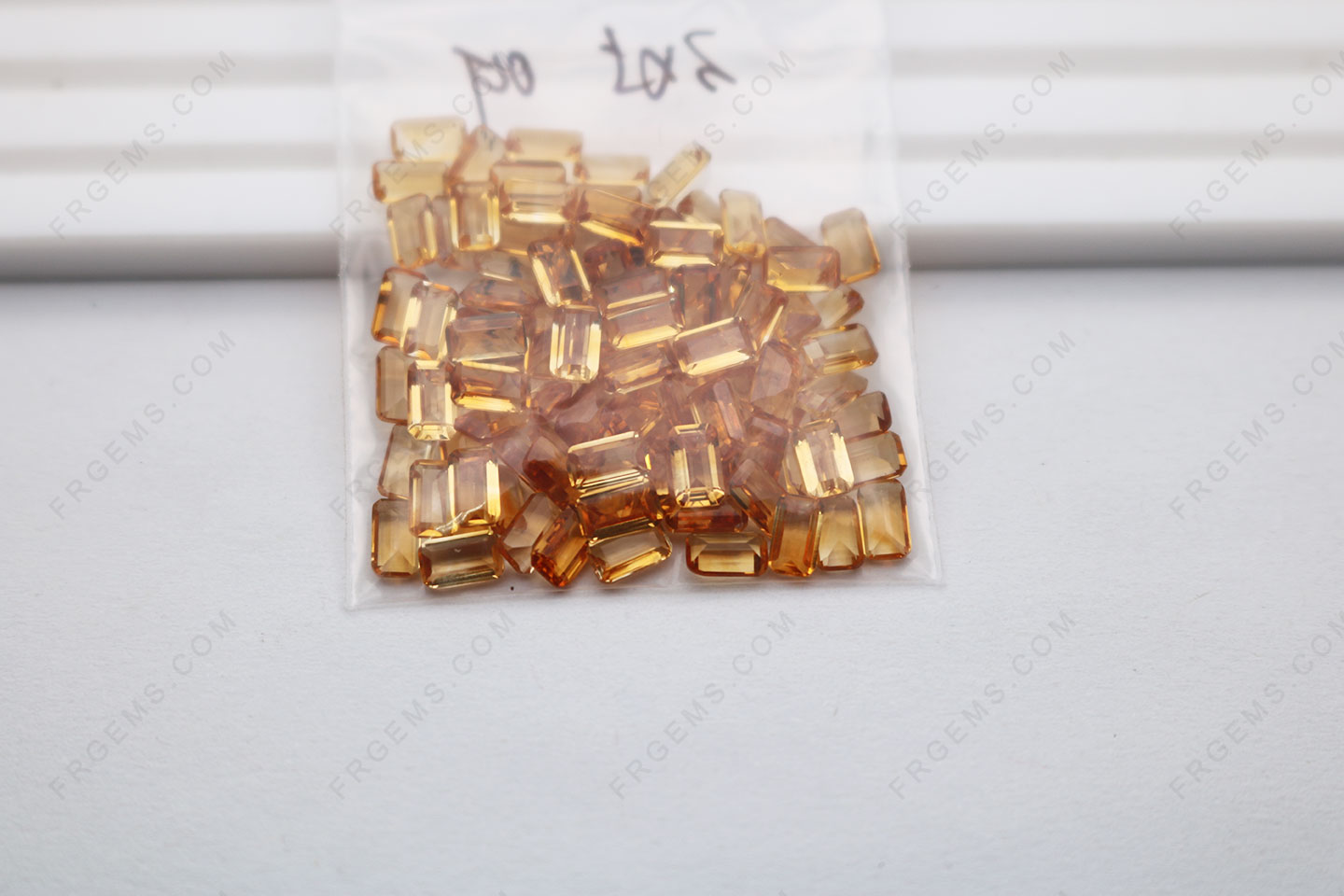 Bulk wholesale Loose Natural Citrine Yellow Dark C1 color Octagon ...