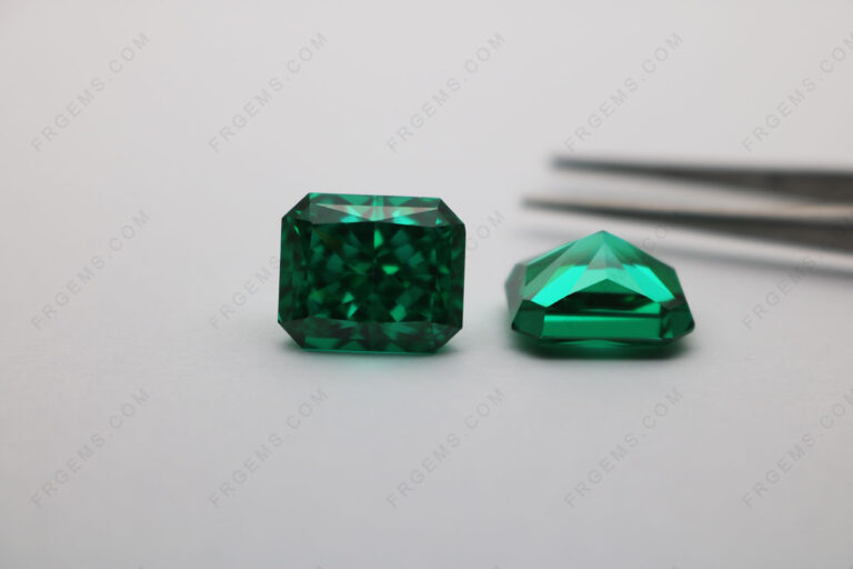 Bulk Wholesale Octagon Crushed Ice Cut Emerald Green Color Loose Cubic ...