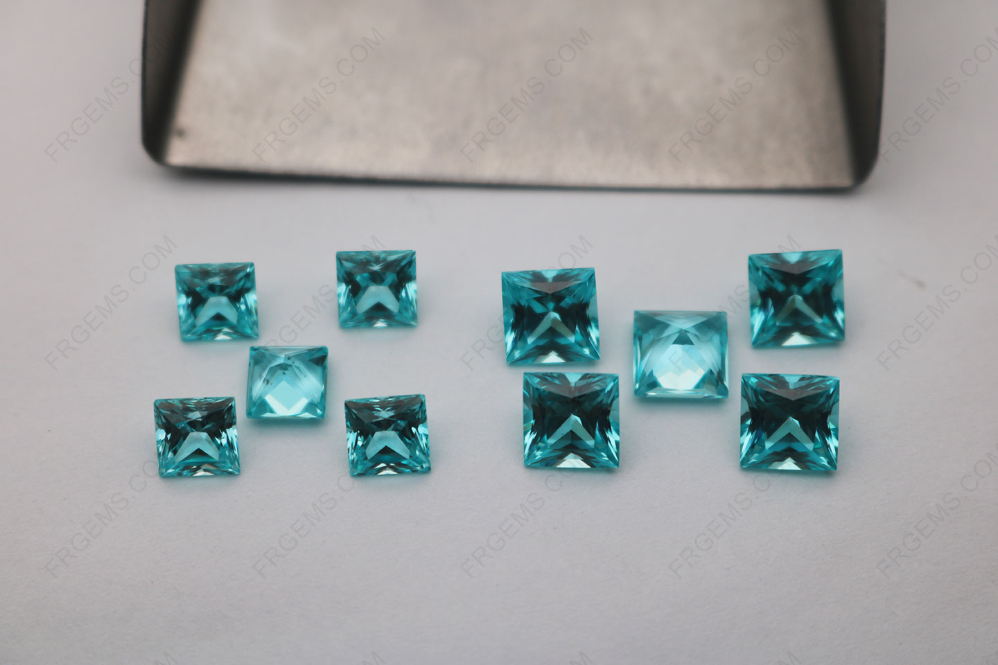 Lab Grown Paraiba Color Square Princess 6x6mm Loose Gemstones from ...